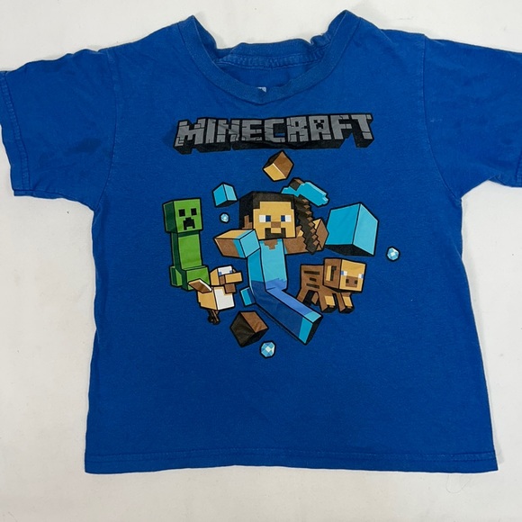 mojang | Shirts & Tops | 925 Kids Mojang Minecraft Tee Shirt | Poshmark